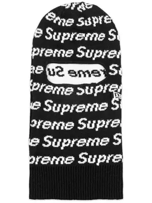 Supreme Repeat Balaclava - Black