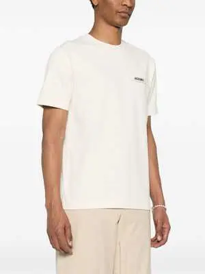 Jacquemus The Gros Grain Logo T-shirt - Neutrals