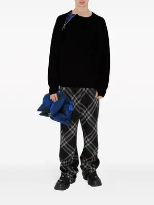 Burberry Zip-detail Wool Jumper