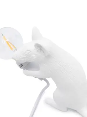 SELETTI Mouse Sculpture-design Lamp - White