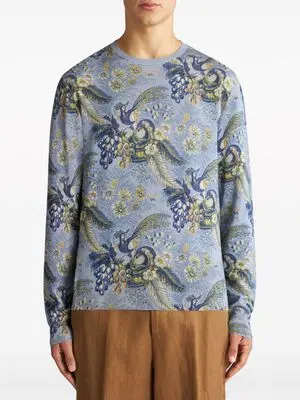 Etro Pegaso Jacquard Cotton Jumper