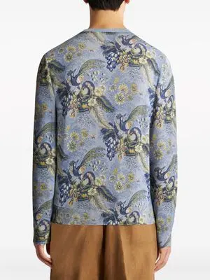 Etro Pegaso Jacquard Cotton Jumper