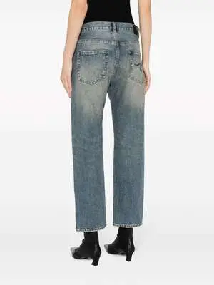 R13 Cropped Wide-leg Jeans