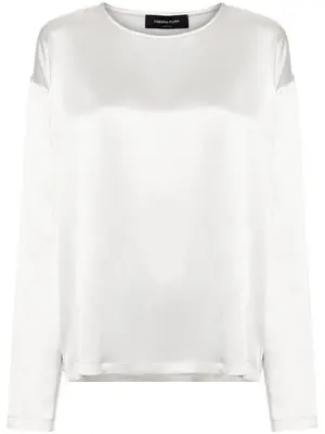 Fabiana Filippi Round Neck Blouses