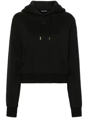 Jacquemus Grosgrain Logo Hoodie - Black