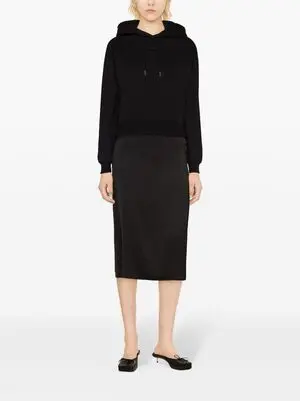 Jacquemus Grosgrain Logo Hoodie - Black