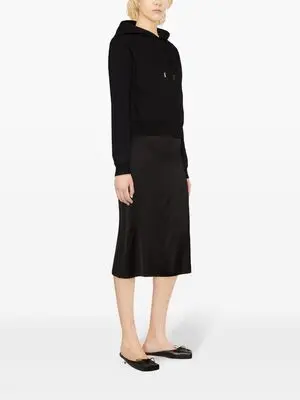 Jacquemus Grosgrain Logo Hoodie - Black