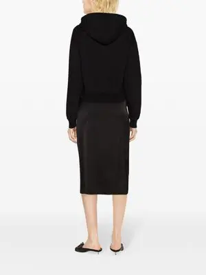 Jacquemus Grosgrain Logo Hoodie - Black