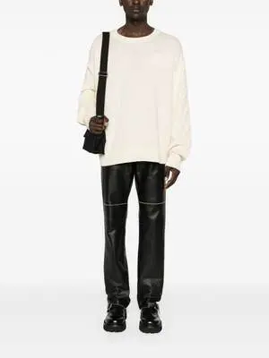 Off-White Diagonal Stripe Jumper - Neutrals
