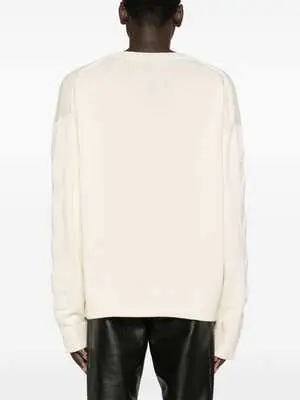 Off-White Diagonal Stripe Jumper - Neutrals