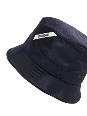 Jacquemus La Bob Ovalie Bucket Hat - Blue