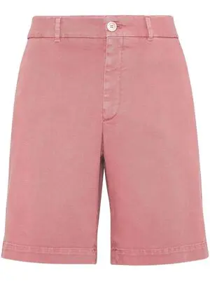 Brunello Cucinelli Knee-length Bermuda Shorts - Red