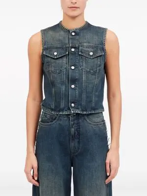 MAISON MARGIELA Stonewashed Denim Gilet