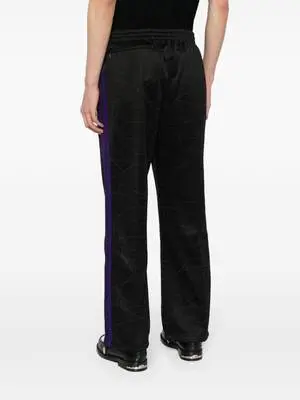 Needles Logo-embroidered Straight-leg Trousers