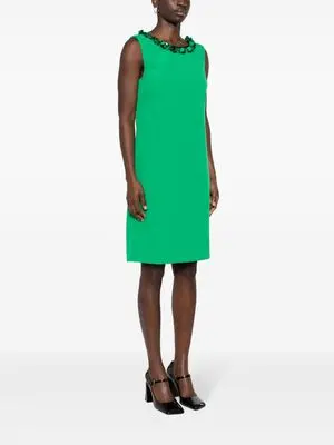 P.a.r.o.s.h Sequin-embellished Column Dress - Green
