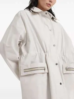 Brunello Cucinelli Single-breasted Hooded Coat