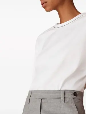 Brunello Cucinelli Monili Chain Cotton T-shirt