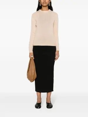 Fabiana Filippi Crew-neck Cashmere Jumper - Orange