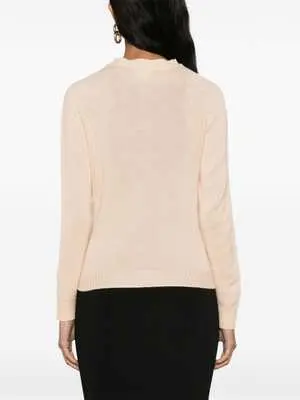 Fabiana Filippi Crew-neck Cashmere Jumper - Orange