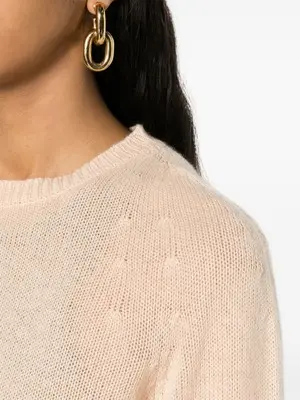 Fabiana Filippi Crew-neck Cashmere Jumper - Orange