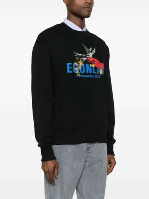 EGONLAB Cotton Graphic Print Sweatshirt