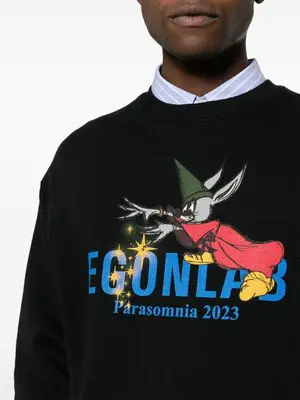 EGONLAB Cotton Graphic Print Sweatshirt