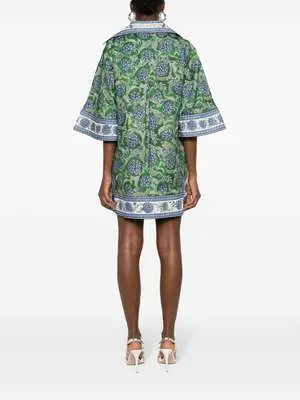 Zimmermann Floral-print Linen Shift Dress