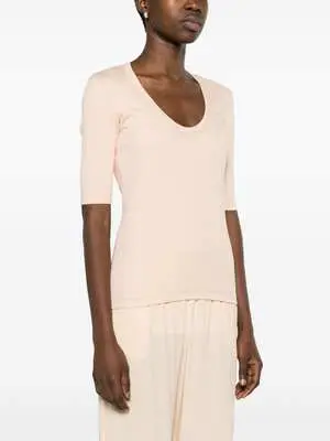 Fabiana Filippi Beaded Trim Top