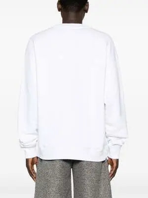 Off-White Embroidered-logo Cotton Sweatshirt