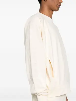 Jacquemus Le Sweatshirt Typo Top - Neutrals