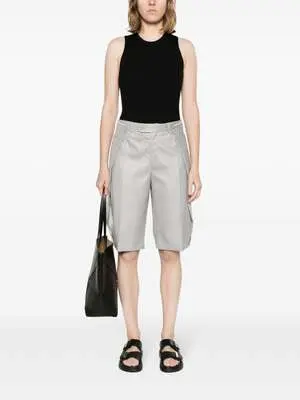Vince Ribbed Knit Tank Top - Black