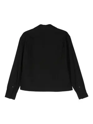 Filippa K Crepe Cropped Lyocell Shirt