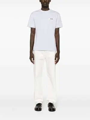 Jacquemus Le T-shirt Gros Grain Top - Grey