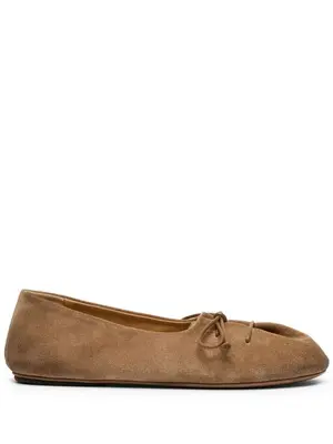 Marsèll Girella Suede Ballet Flats - Brown