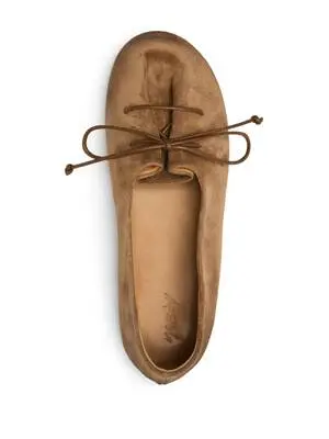 Marsèll Girella Suede Ballet Flats - Brown