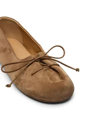 Marsèll Girella Suede Ballet Flats - Brown