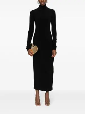 Norma Kamali Side-slit Maxi Dress