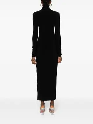 Norma Kamali Side-slit Maxi Dress