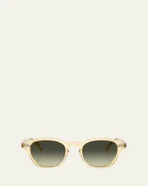 Oliver Spencer Acetate Square Frame Sunglasses - Gradient