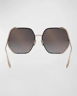 BVLGARI Serpenti Geometric Sunglasses