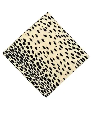 TINA CHEN DESIGNS Leopard Napkins, Set Of 4 - Natural/back