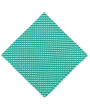 TINA CHEN DESIGNS Retro Cube Napkins, Set Of 4 - Emerald