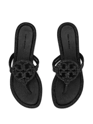 Tory Burch Miller Crystal-embellished Flip-flops