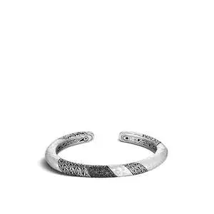 John Hardy Classic Chain Hammered Kick Cuff Bracelet