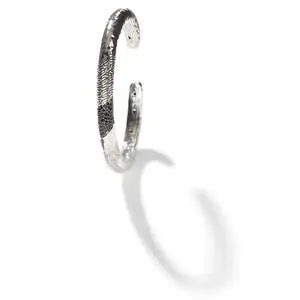 John Hardy Classic Chain Hammered Kick Cuff Bracelet
