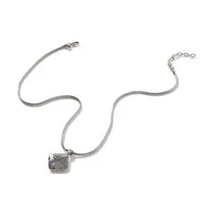 John Hardy Twisted Pavé Pendant Necklace