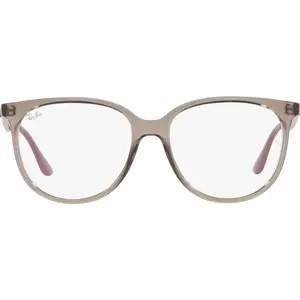 Ray-ban Ray-Ban 54mm Square Optical Glasses Transparent Grey