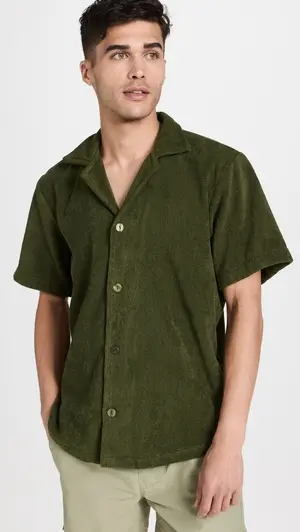 Oas Cuba Terry Shirt - Army