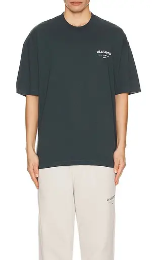 ALLSAINTS Underground Tee In Blue