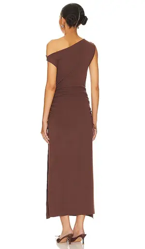 Lioness Original Sin Midi Dress - Chocolate
